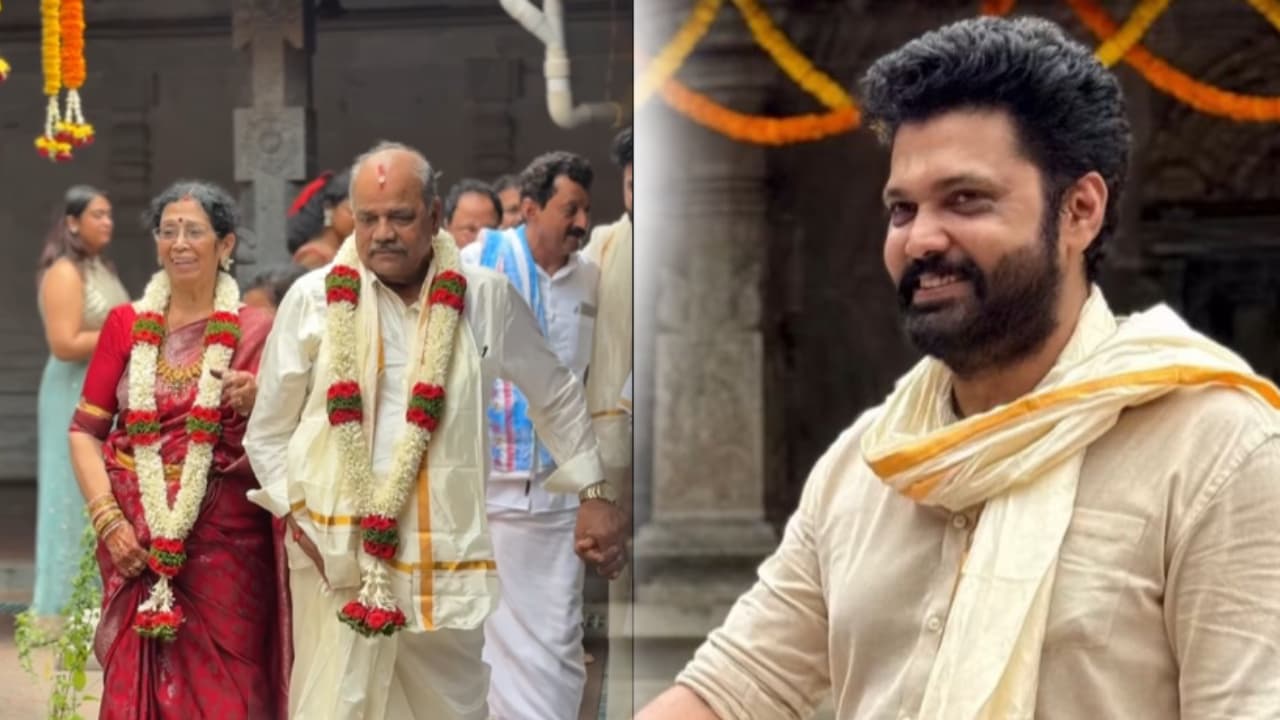 Inside PHOTOS of Rakshit Shetty Parents’ 50th Wedding Anniversary ...