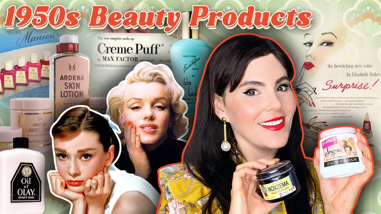 1950s beauty products found on every vanity
