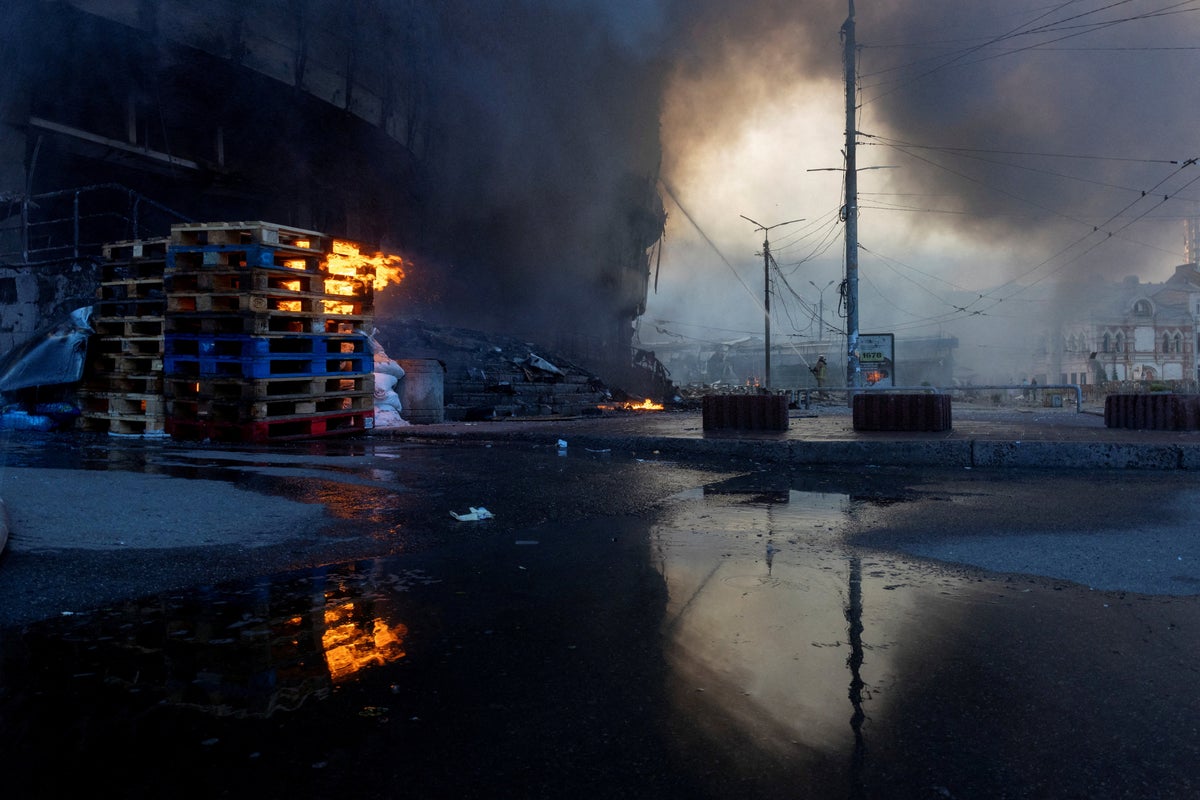 Ukraine live: Kyiv region 'hit by high-speed Oreshnik missile'