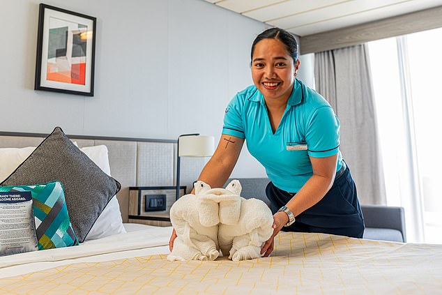Inside the secret art of hotel towel twisting: Artist reveals how she ...