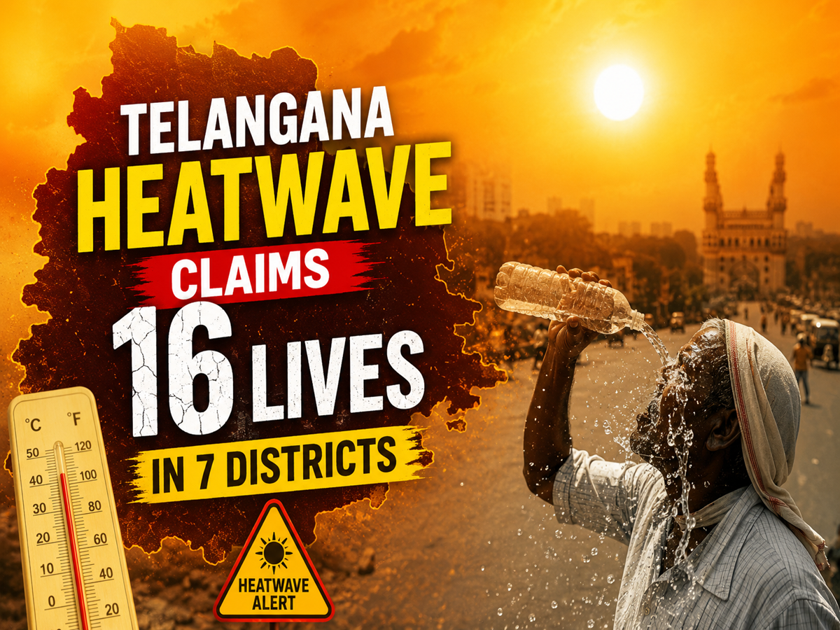 Telangana heatwave 2026: 16 people die across state, IMD issues orange ...