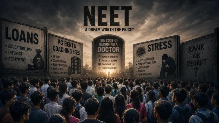 Loans, PG rent & coaching fees: The crushing cost of NEET-UG 2026