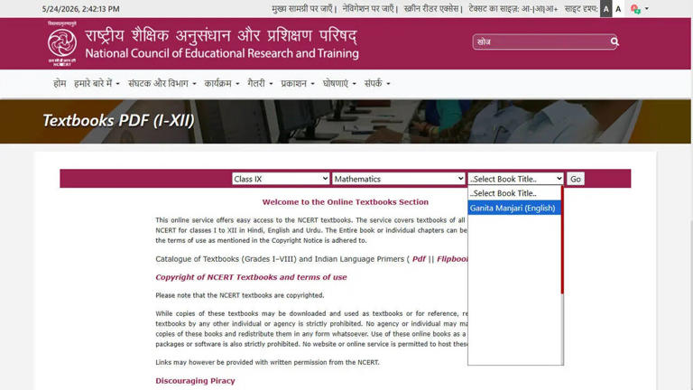 NCERT faces criticism as Hindi medium class 9 students remain without ...