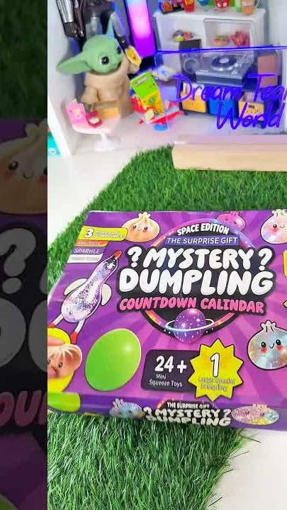 Mystery dumpling countdown calendar #asmr #squishy