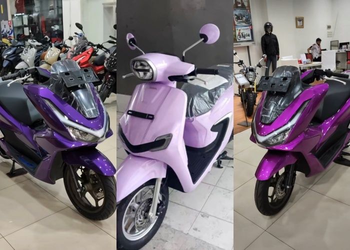 Ada lilac pink sampai ungu magenta, dealer Honda ini layani custom ...