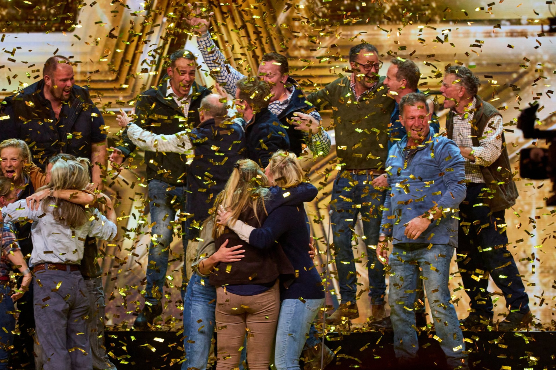 Jeremy Clarkson celebrates after Hawkstone Farmers Choir makes Britain ...