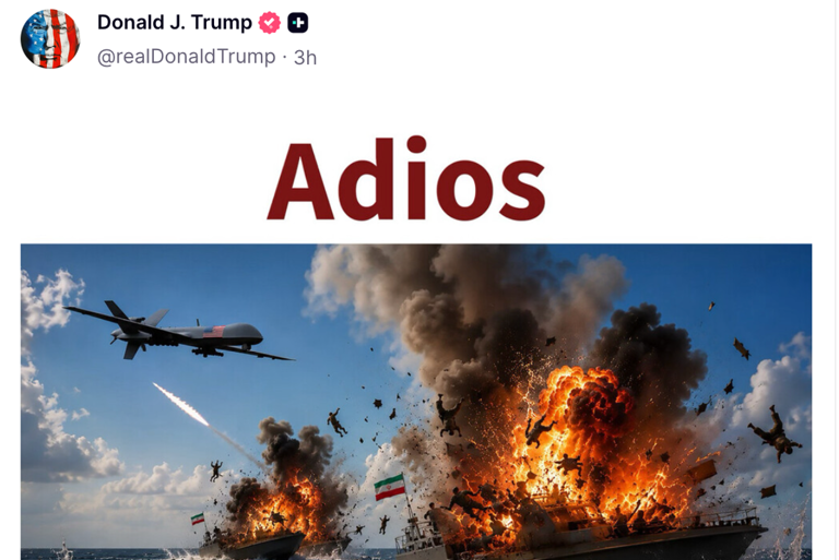 Trump goes on bizarre Truth Social posting blitz
