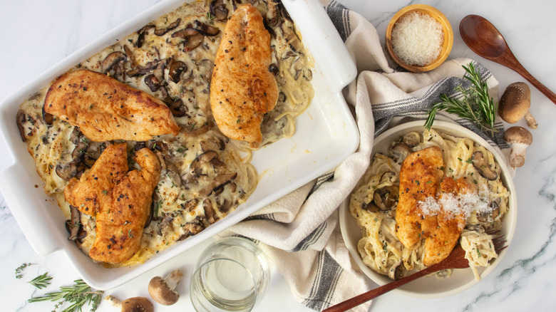 Elevated chicken tetrazzini recipe