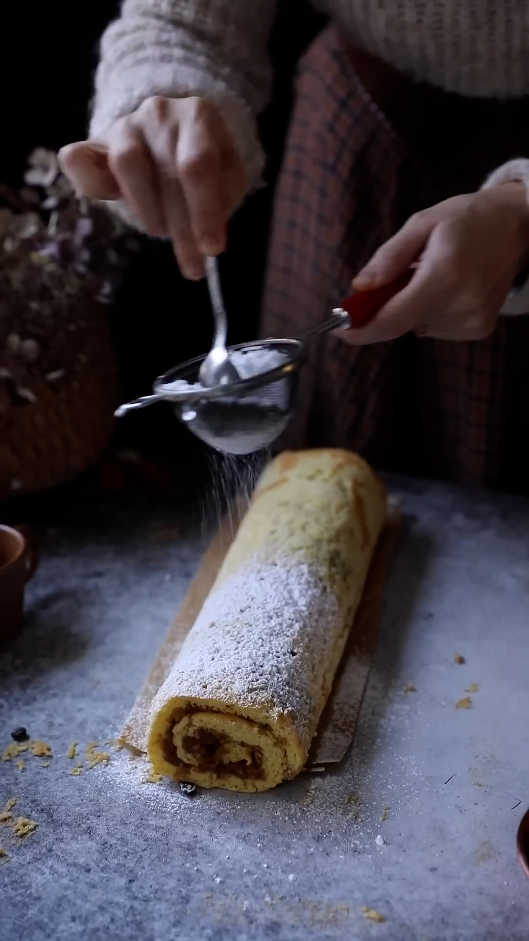 Apple roll cake! #food