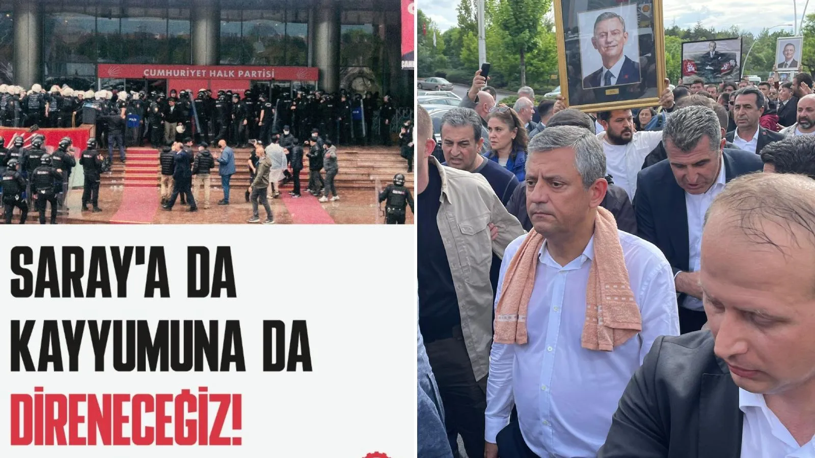 TİP'ten Özgür Özel'in Meclis yürüyüşüne çağrı: Saray’ın kuklası kayyımı ...