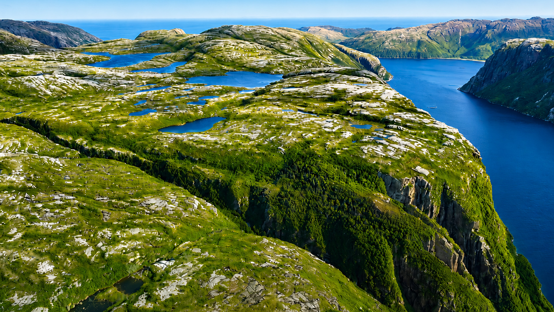 Why are these coastal cliffs so difficult to access?