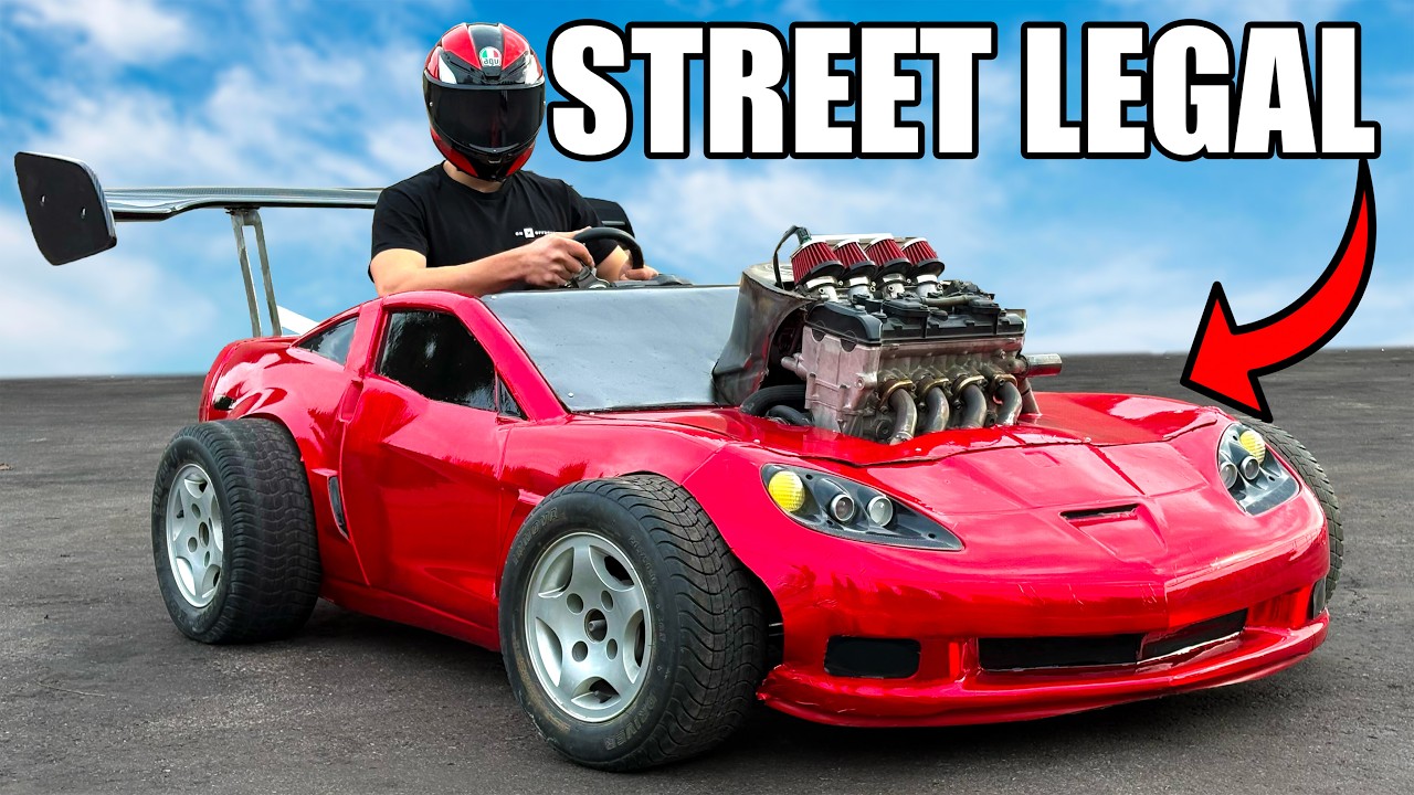 I turned my Corvette bed into a real car!