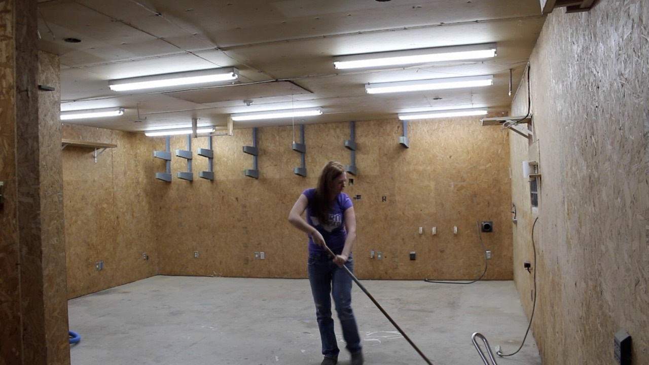 Saying goodbye to my workshop as I pack everything up