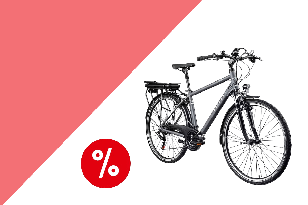 Trekking-E-Bike unter 1.000 Euro: 44 % auf Zündapp Markenrad