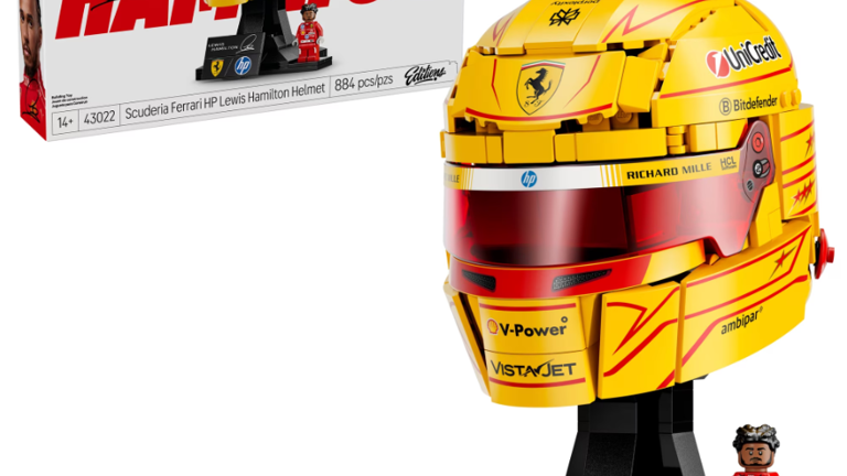 Lego's 884-piece Lewis Hamilton F1 helmet is a 'difficult build' for ...