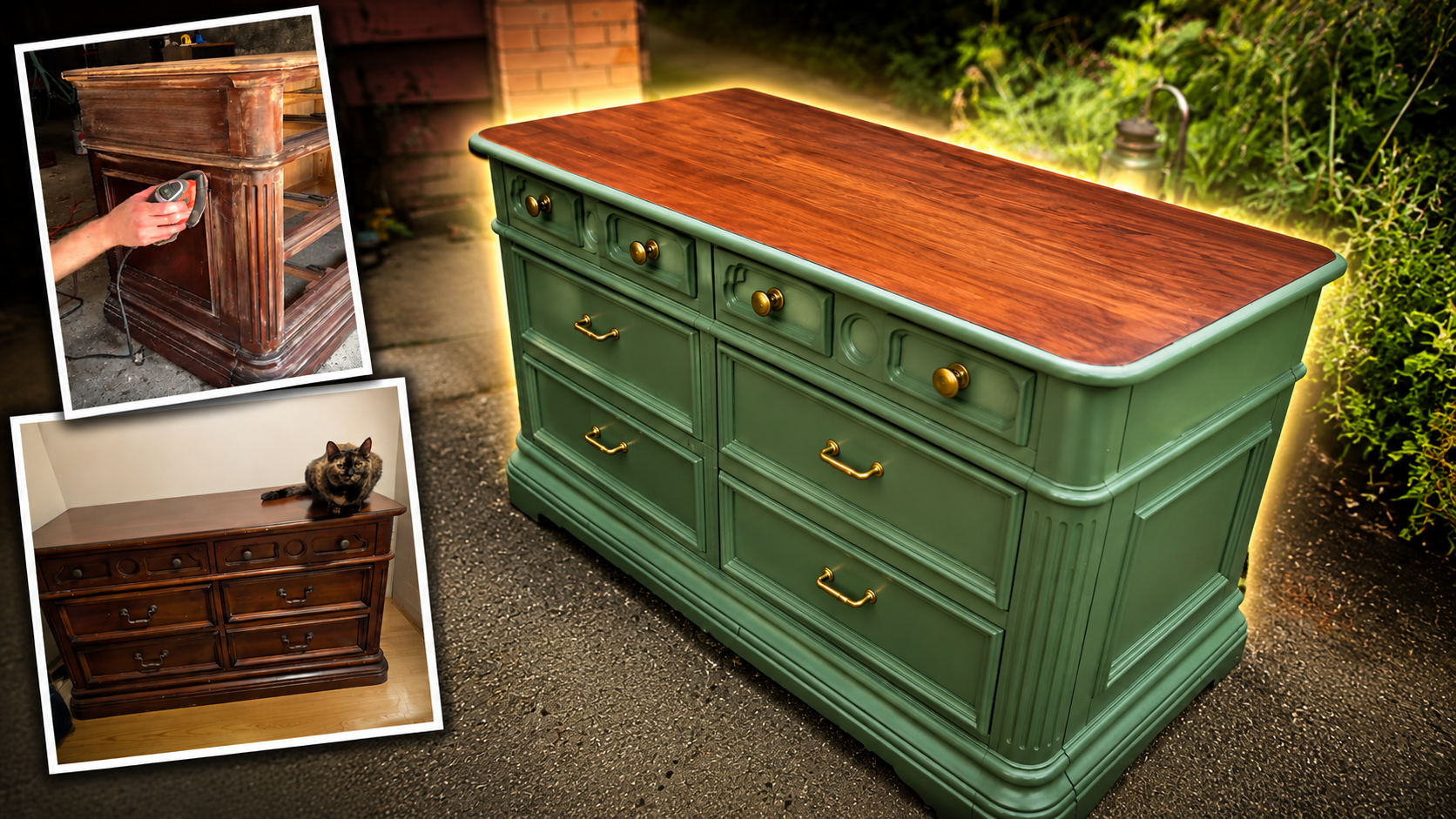 This $20 dresser flip looks like a $400 find