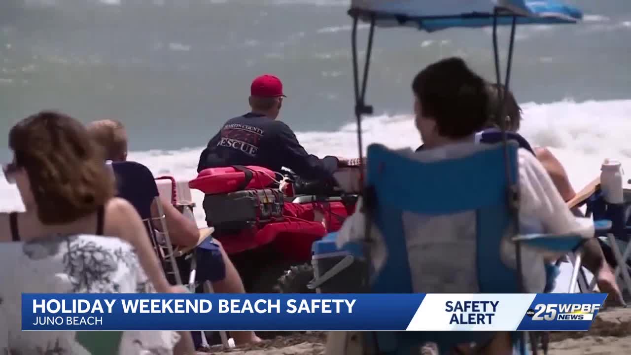 Lifeguards warn of rip current dangers at Florida beaches this Memorial ...