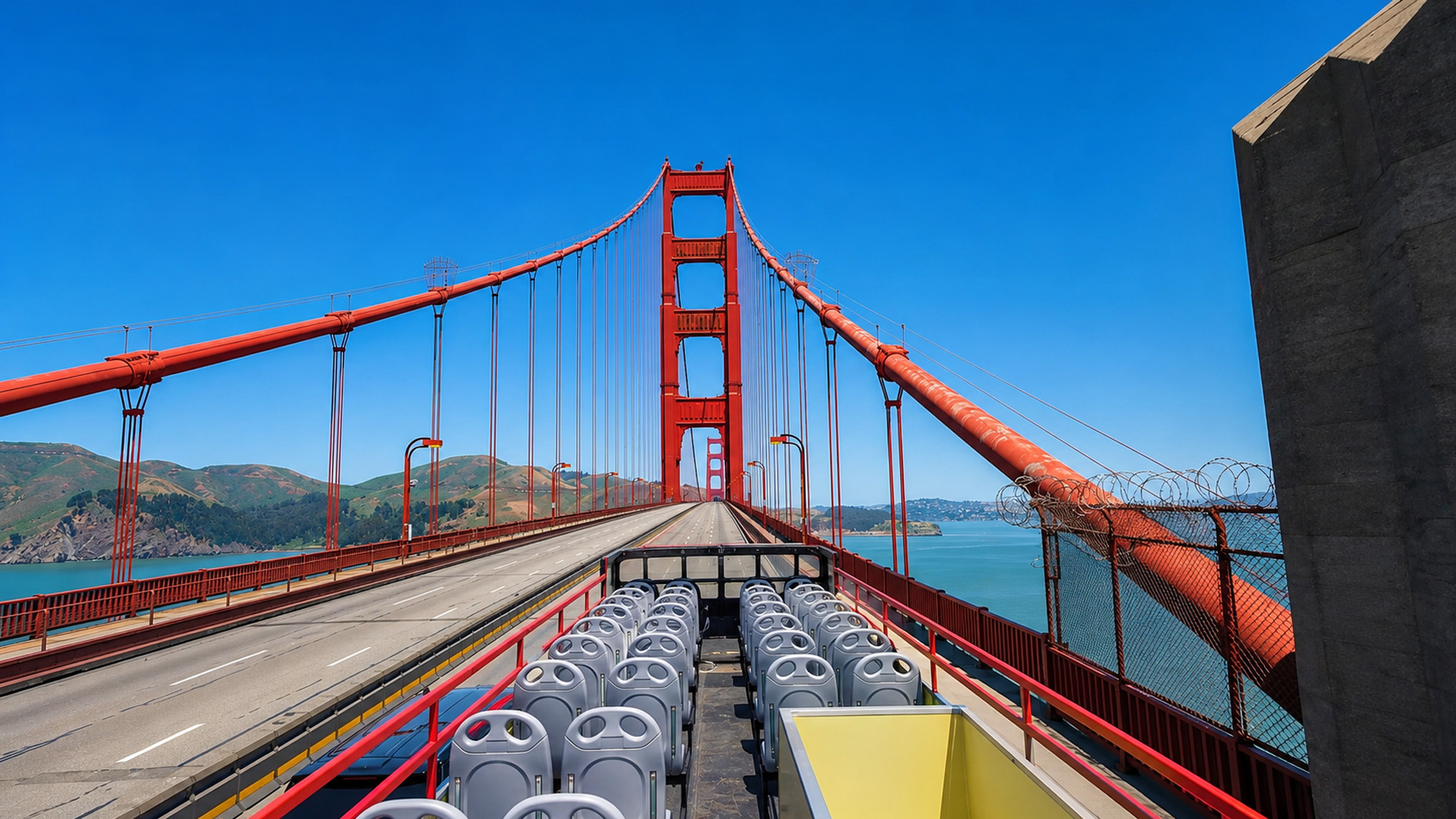 Take a scenic bus tour through San Francisco (4K)