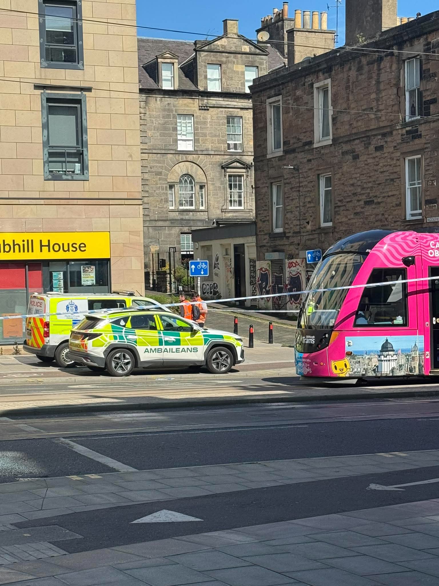 Woman, 19, seriously injured after being struck by tram in Edinburgh