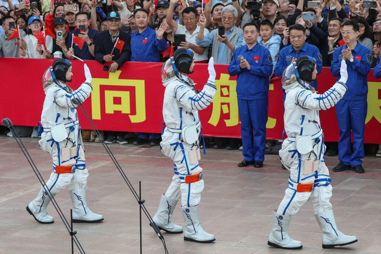 China sends astronaut on year-long space mission as it eyes 2030 moon ...