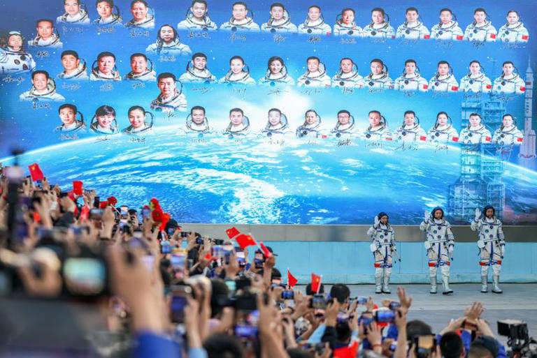 China sends astronaut on year-long space mission as it eyes 2030 moon ...