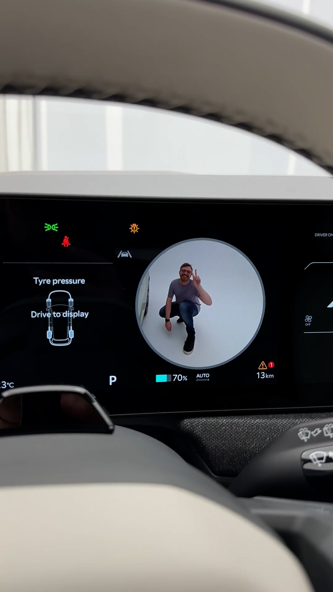 EV3 blind spot camera for daily activities