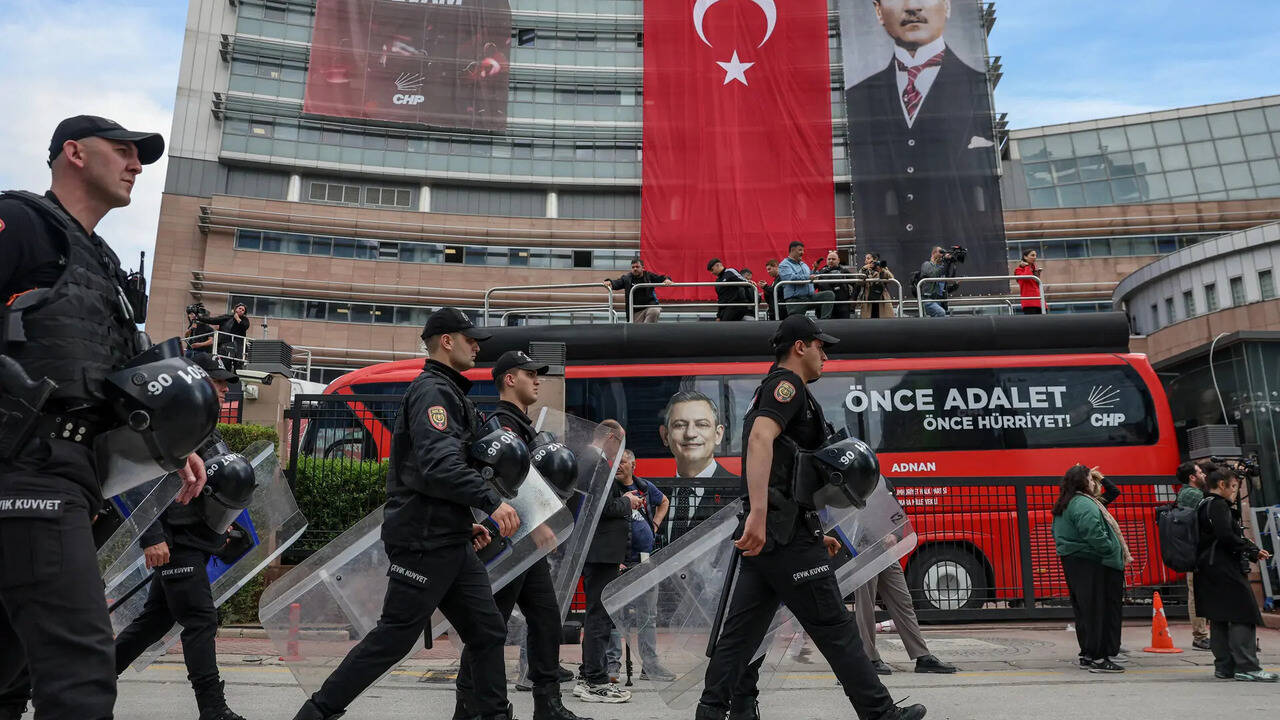 Turkish police raid opposition CHP offices, employ tear gas and rubber ...