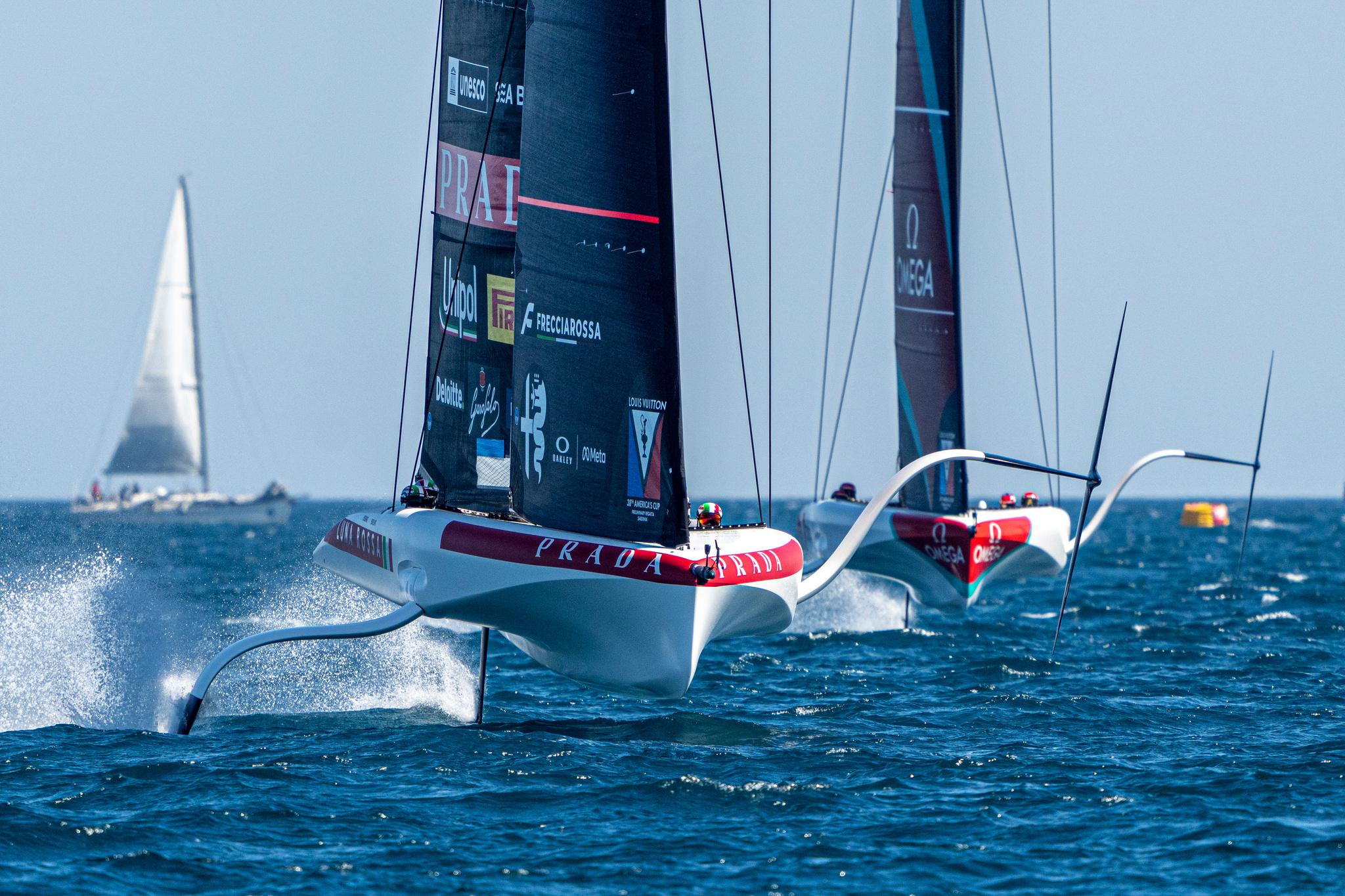 Preliminari America’s Cup, Luna Rossa batte New Zealand