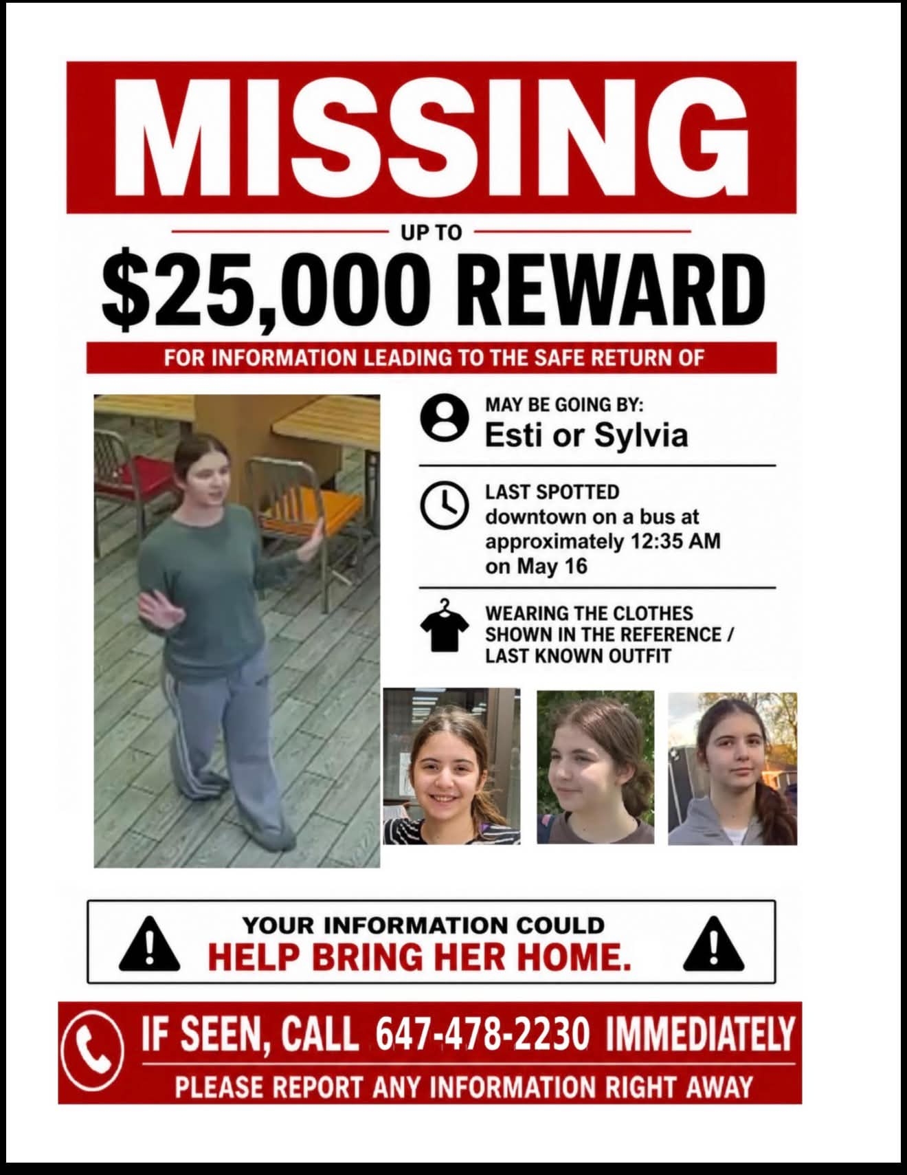 WARMINGTON: Tearing down posters for missing girl new low in Toronto