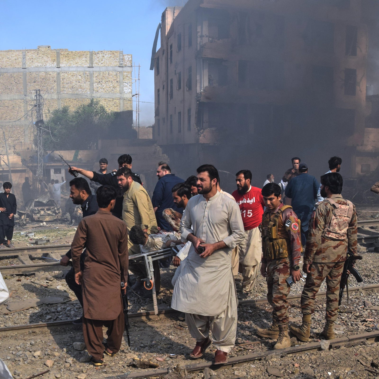 24 killed, dozens more injured in suicide bombing in Pakistan