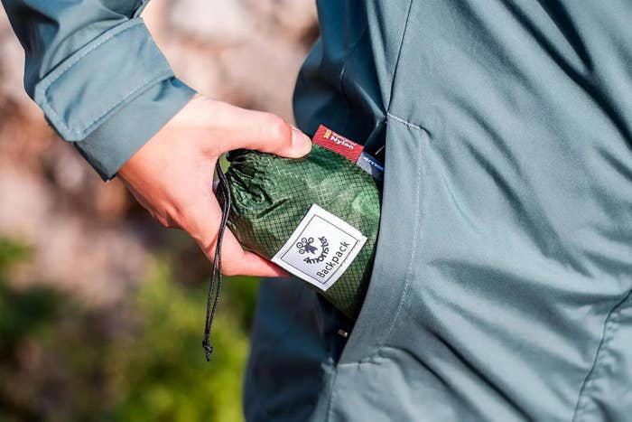This 4-ounce travel backpack packs up so small, it feels like sorcery