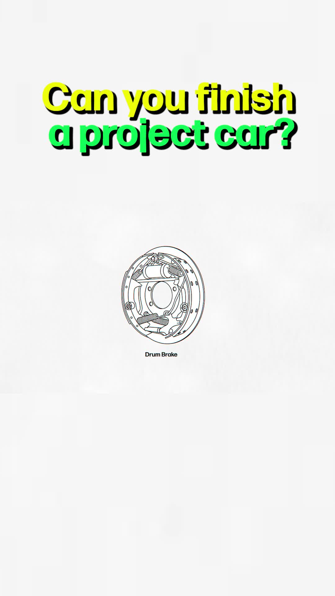 Can you finish a project car?