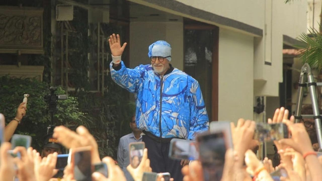 Watch: Amitabh Bachchan’s Sunday darshan turns chaotic as fan allegedly ...