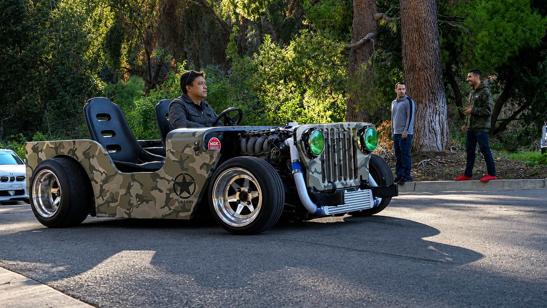 Historical Willys Jeep turns heads at car show