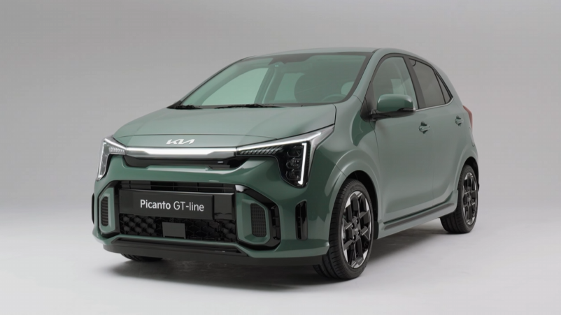 Kia Picanto revealed with a new front-end design
