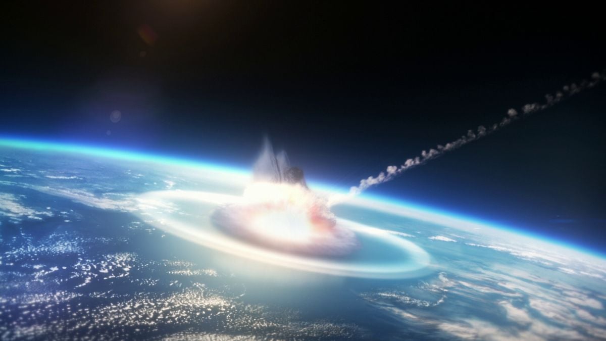 Evidence of ancient life found buried under an asteroid crater