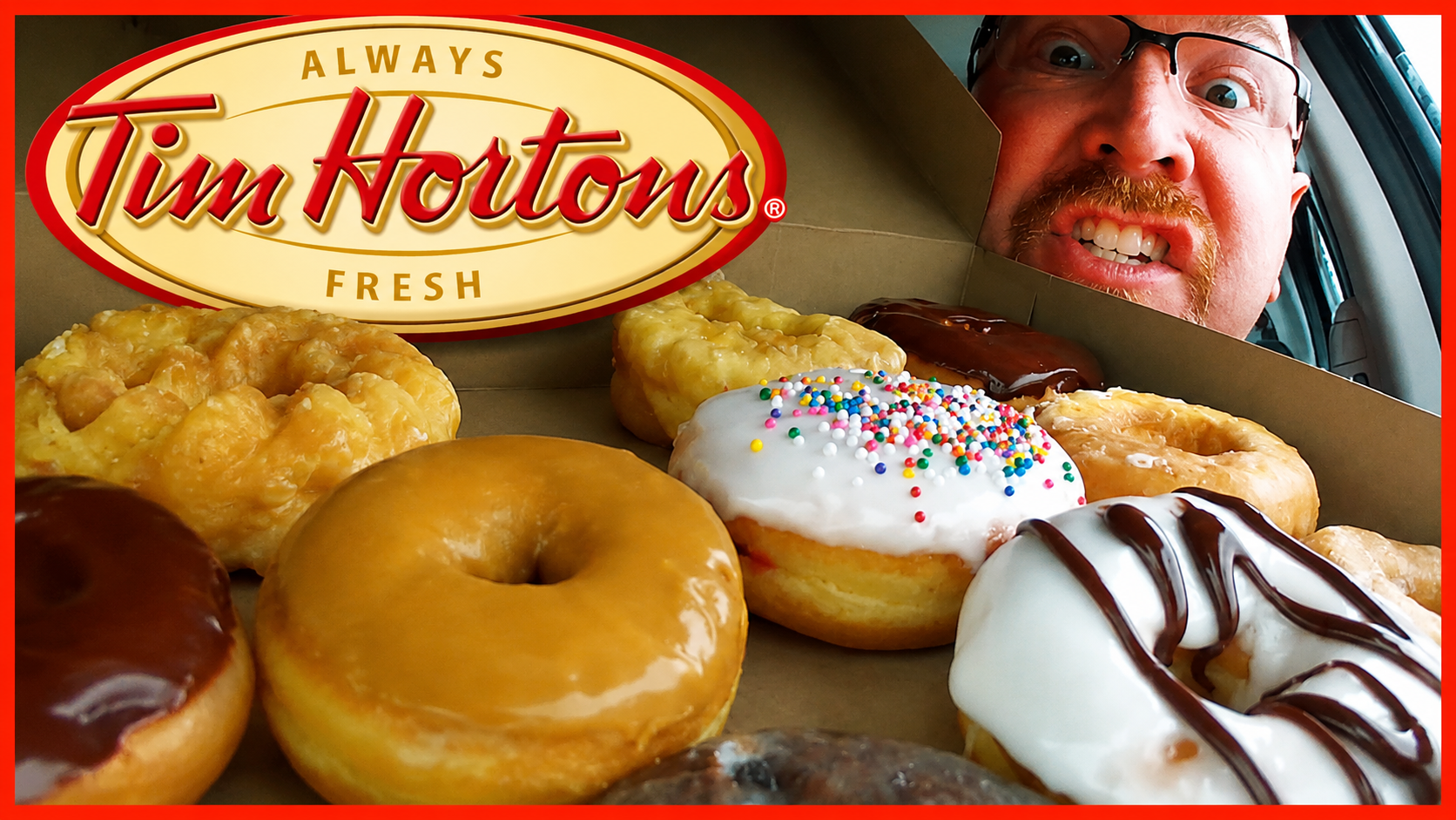 Tim Hortons 12 donut challenge looks too sweet to handle