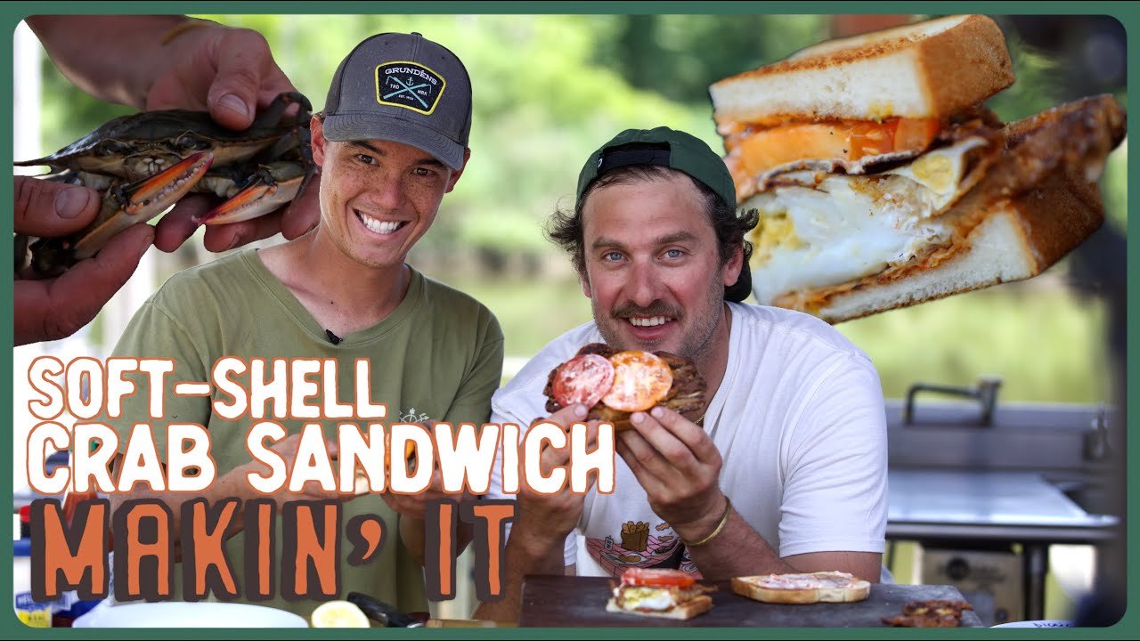 Fry soft-shell crab for a classic Maryland sandwich