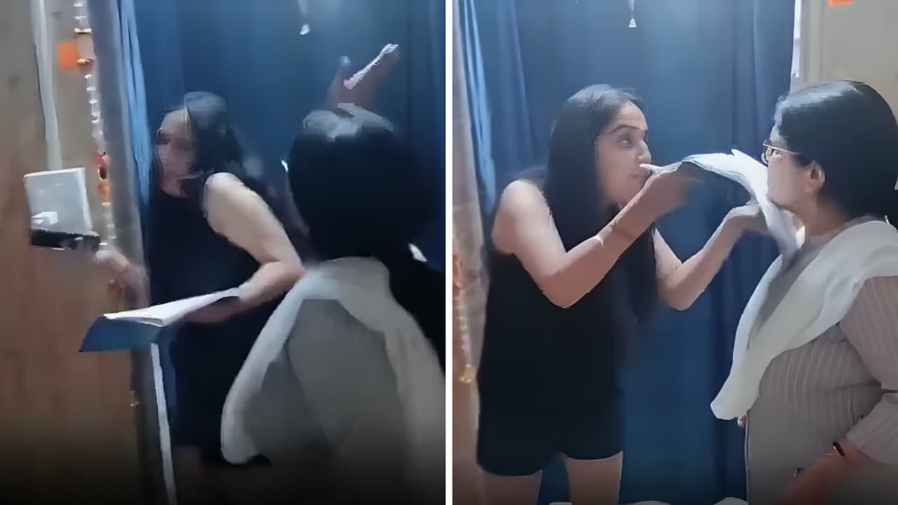 'Sasural me kya hoga tera?': Heated mother-daughter clash viral video ...
