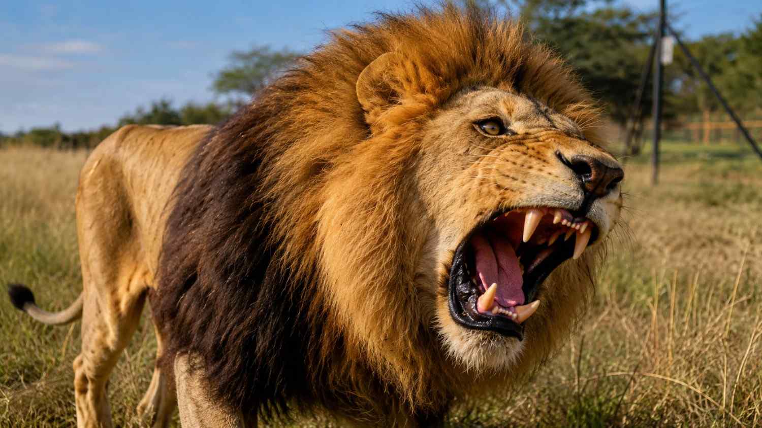 This roaring lion changed the whole challenge