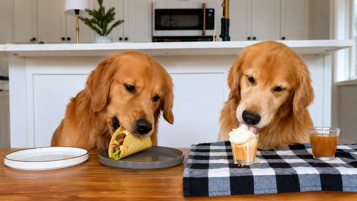 Tucker takes taco night seriously