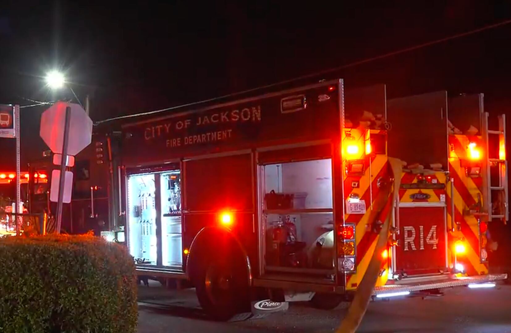1 hospitalized for smoke inhalation in Jackson house fire