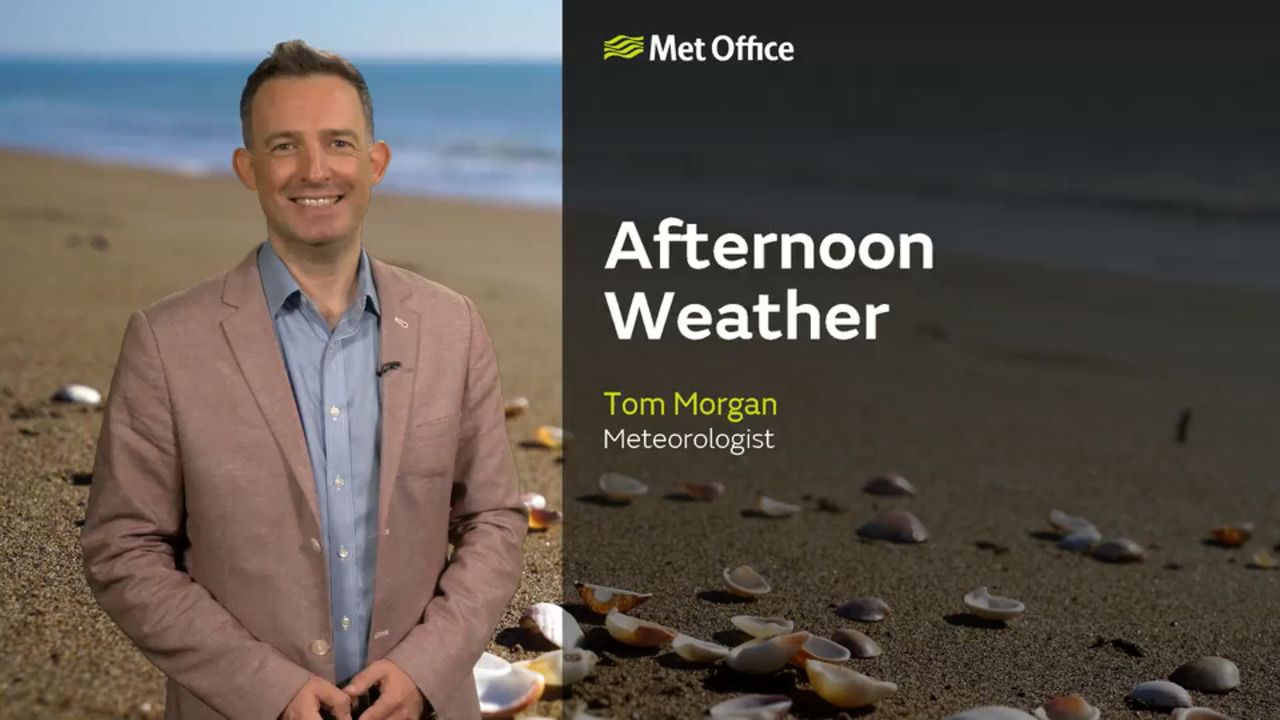Met Office Sunday afternoon weather forecast 24/05/2026