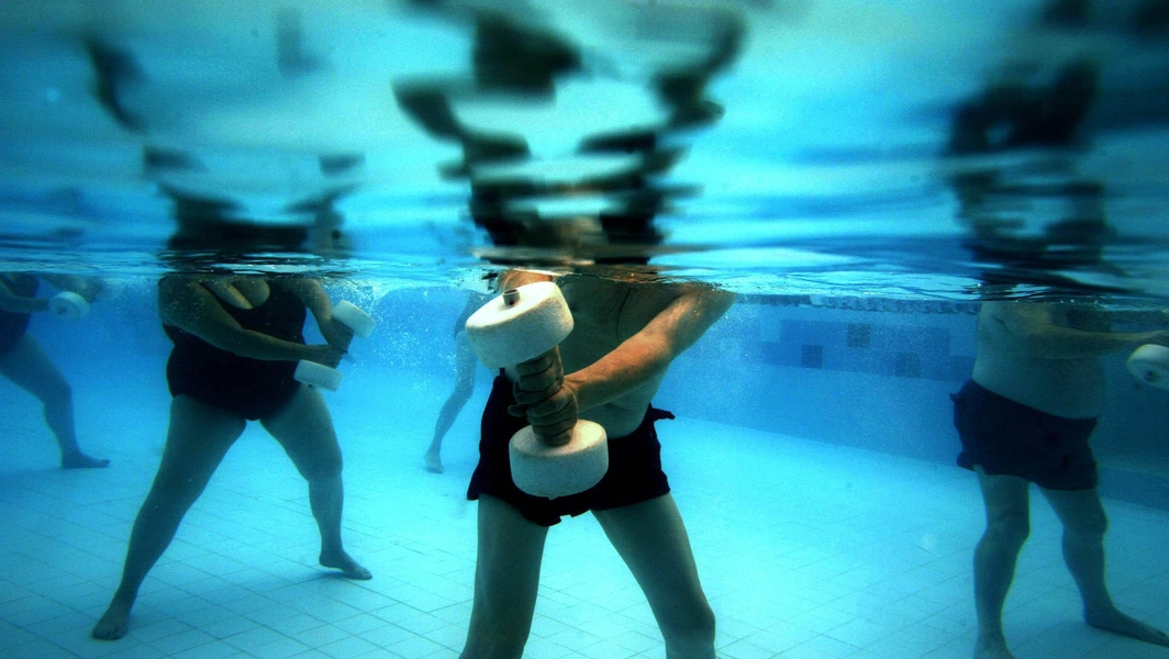 Make a splash with water workouts for total body gains