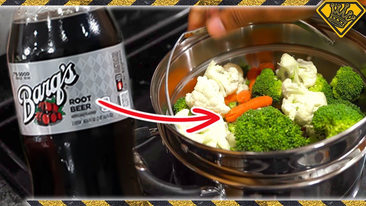 Infusing broccoli with root beer