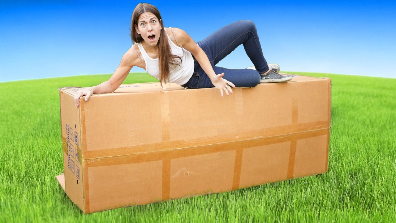 Ali Spagnola turned a giant box into art in just 24 hours