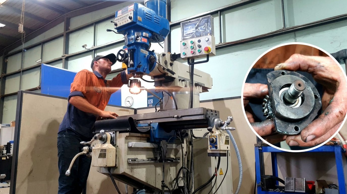 Fixing a noisy machine component