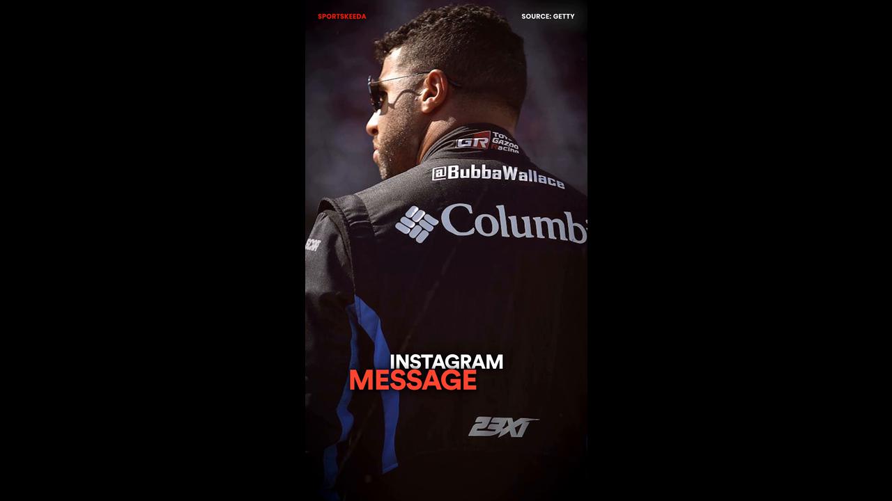 Bubba Wallace broke down after Kyle Busch's passing