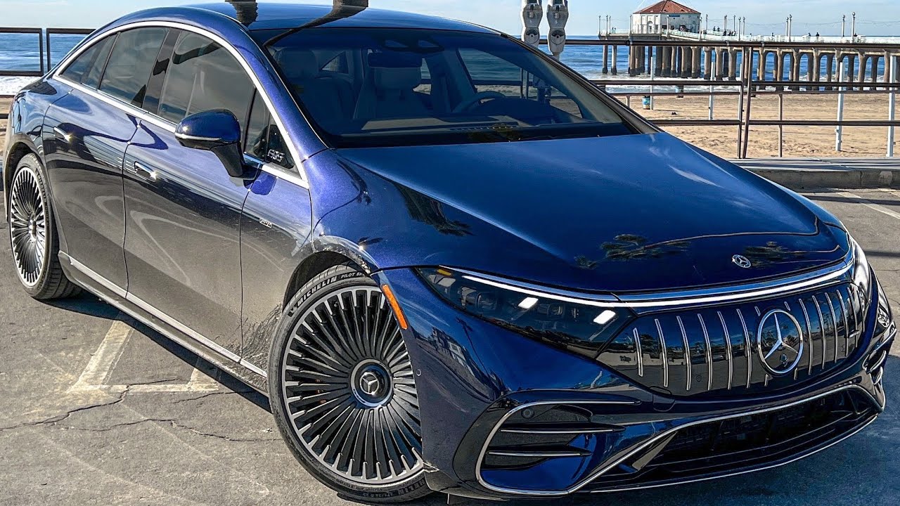 Mercedes-AMG EQS 53 walkaround shows first electric AMG