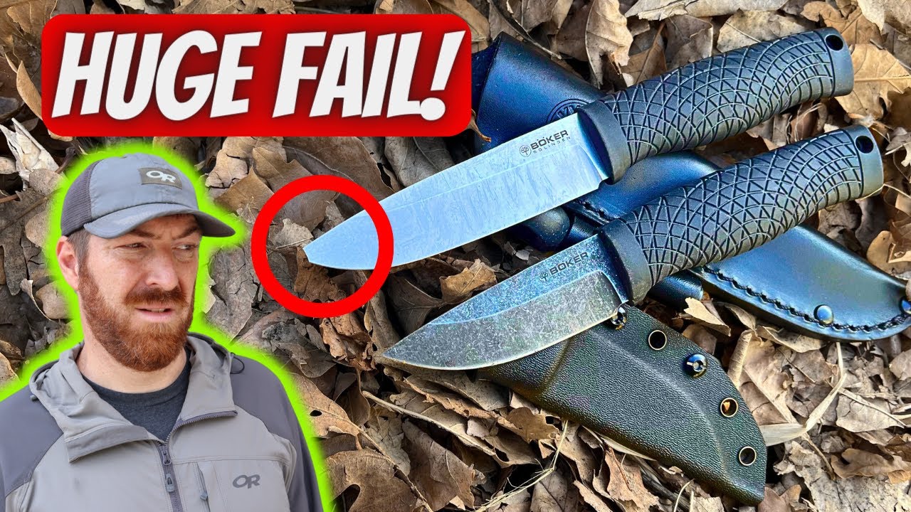 I actually broke a super steel knife and here's what happened